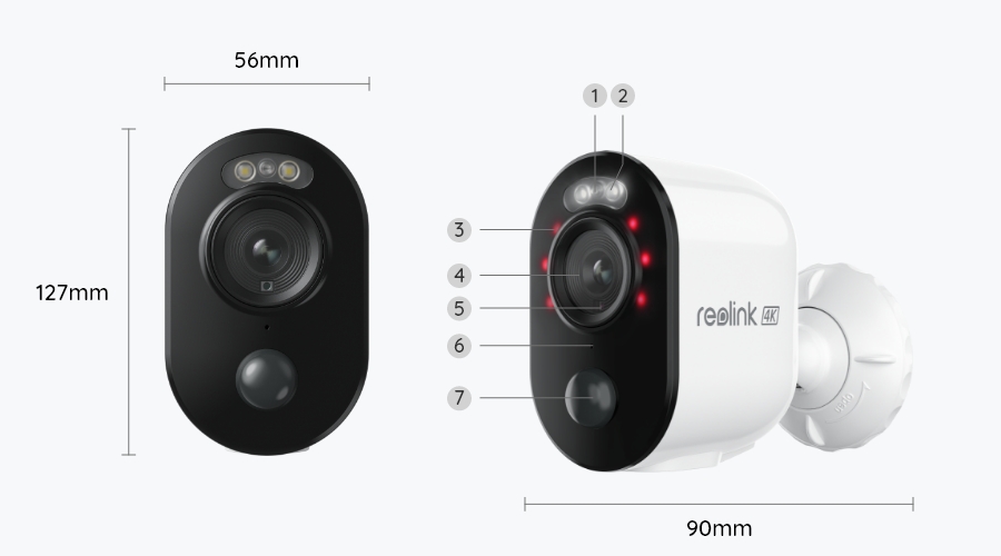 Reolink Argus 3 Ultra Smart 4k Battery Solar Powered Camera With Dual