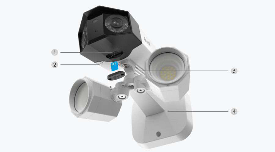 Reolink Duo Floodlight Poe 4k 180° Dual Lens Floodlight Camera