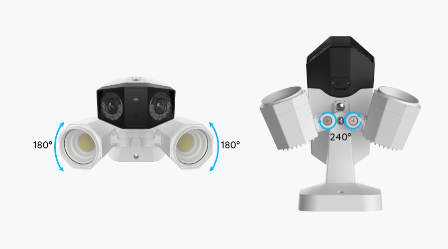 Reolink Duo Floodlight Poe 4k 180° Dual Lens Floodlight Camera