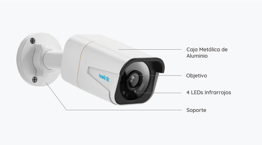 Reolink RLC-1210A -Cámara de Seguridad PoE Inteligente de 12MP con ...