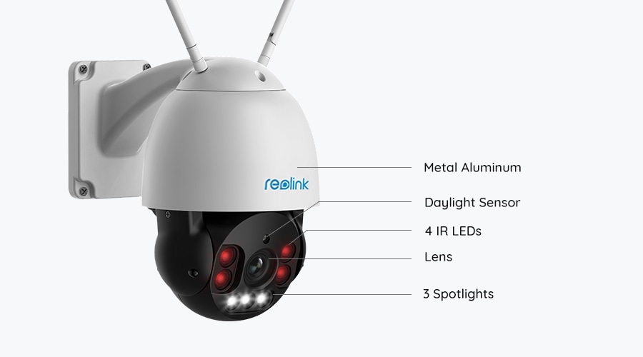 Reolink RLC-523WA - 5MP PTZ WiFi Camera with Person/Vehicle Detection