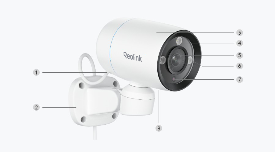 RLC-81PA - 4K 180° Pan Rotation PoE Camera with Color Night Vision ...