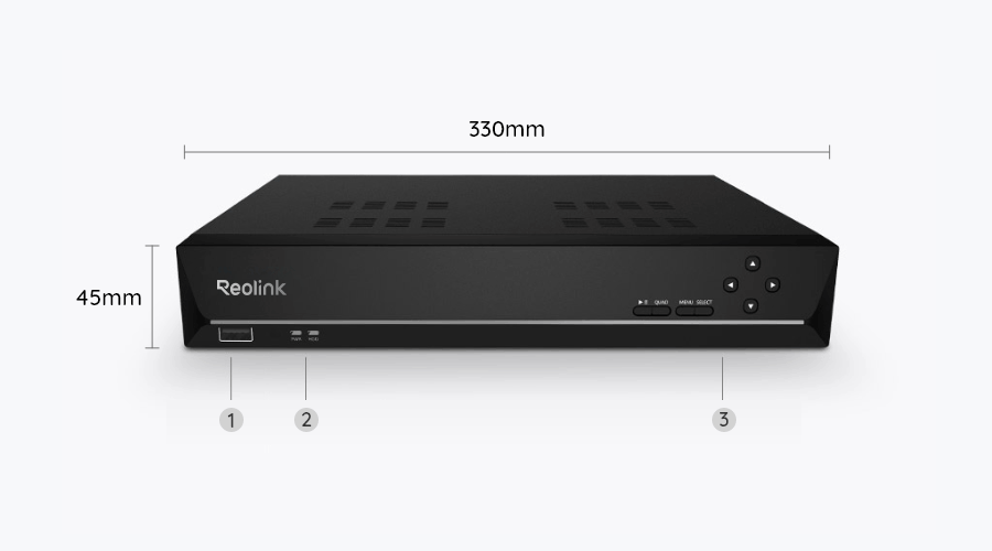 RLN16-410 | PoE 16 Channel NVR (Network Video Recorder)